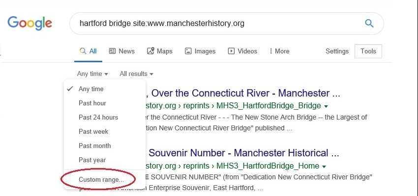 NEWSPAPERS GOOGLE DATES